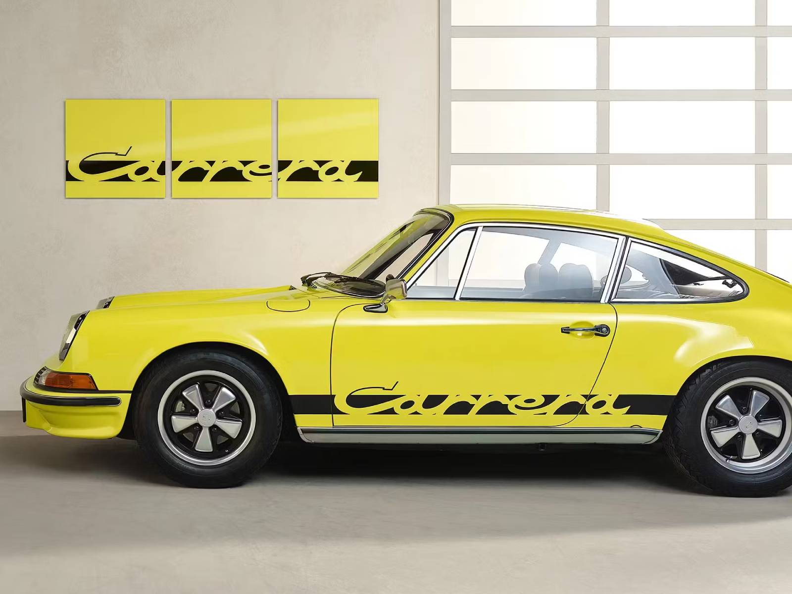WAP0502040S0CC Wall Art - Carrera Side Decor in Yellow. Limited Edition ...