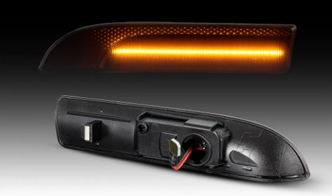 Side repeaters sequential LED with smoked lens. Porsche Cayenne 970.1 ...