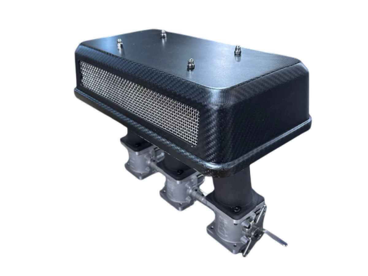 Carbon Fibre air cleaner covers with mesh and badge, Pair. Porsche 911 ...