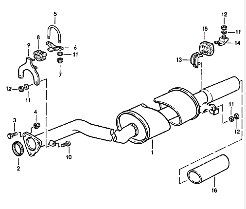 Buy Porsche 944 1982-1991 944 2.5L 8V 1982-87 Exhausts | Design 911