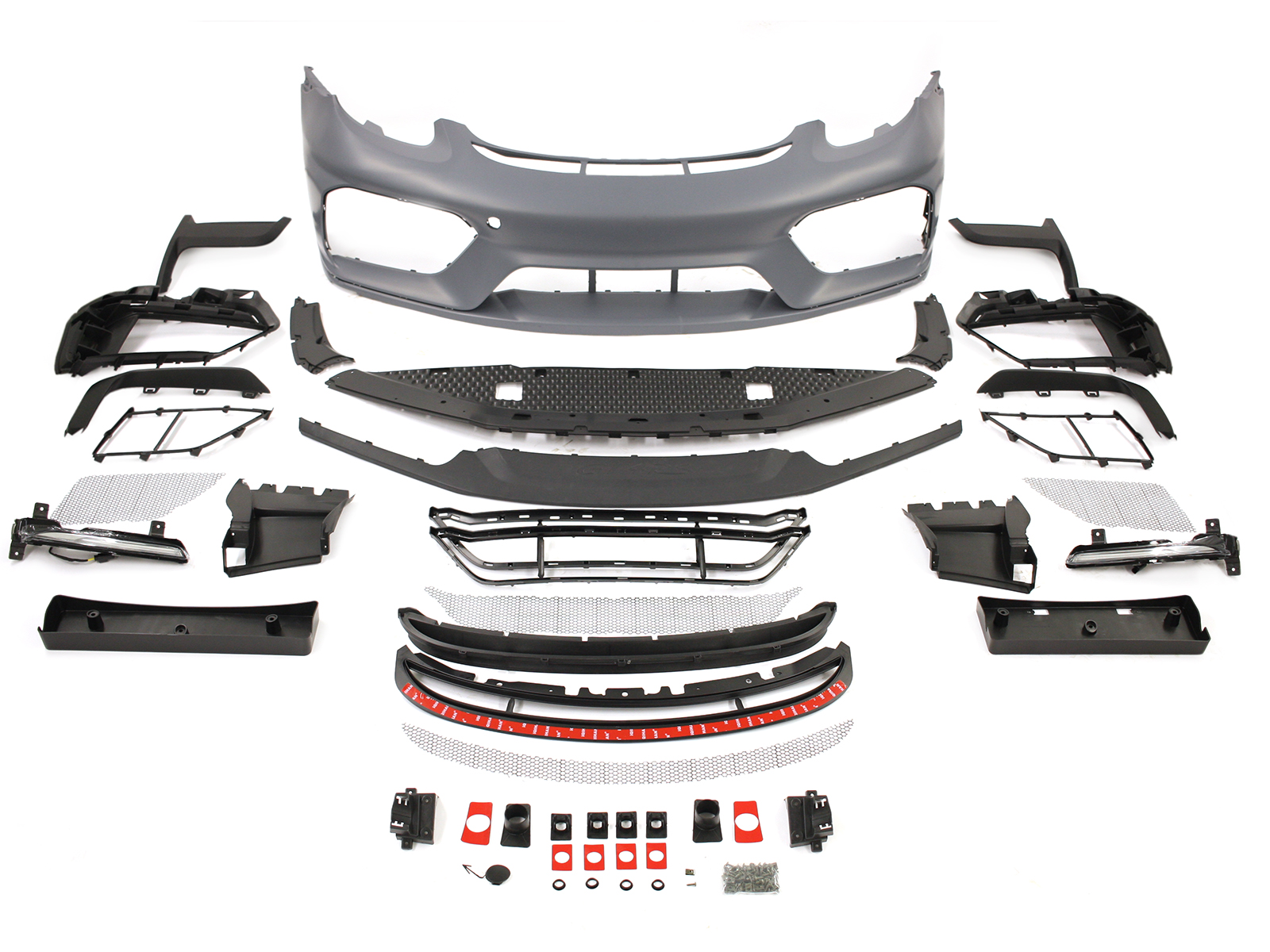 Front bumper conversion kit for Porsche 981 to 718 GT4 RS - 98150531718 ...