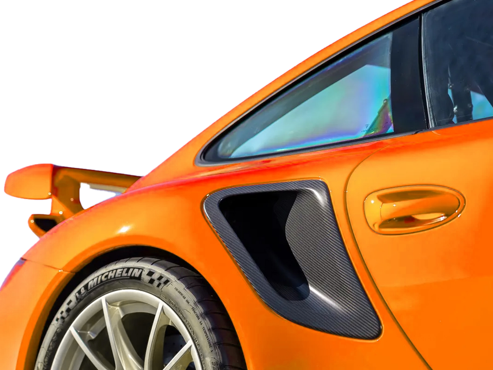 Side intake vent carbon fibre. Porsche 997 turbo / turbo S ...