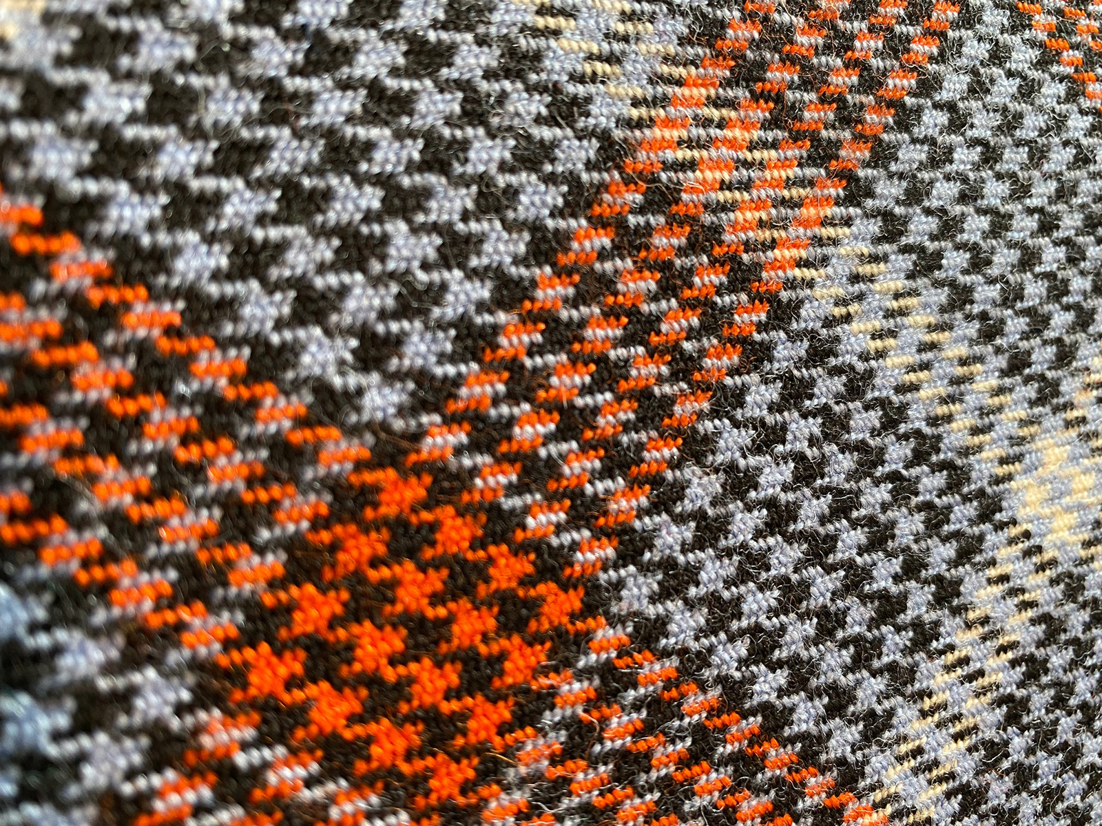 Solm (Racing) Houndstooth wool tartan fabric, inspiration: Classic ...