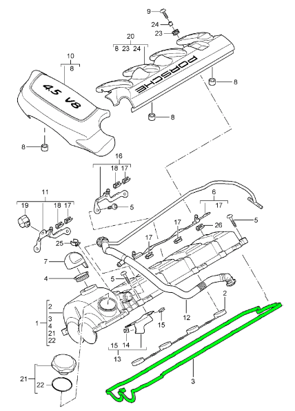 Original Porsche Part - 94810593800 | Design 911