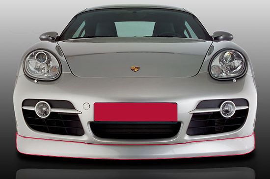 FA987C Front spoiler lip for Porsche 987 Cayman 2005-09 - FA987C ...