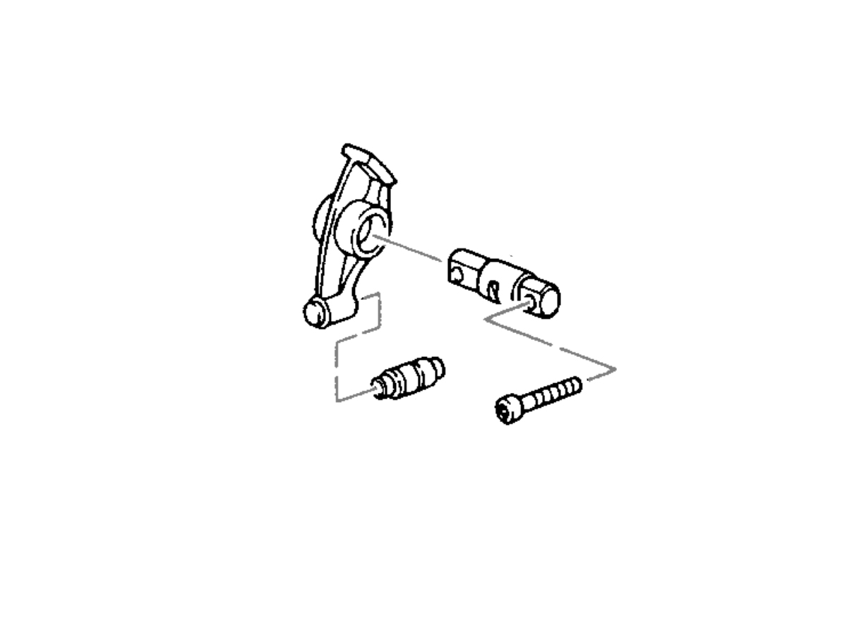 Rocker arm set for Porsche 993 Turbo 99310508500 99310508600 ...