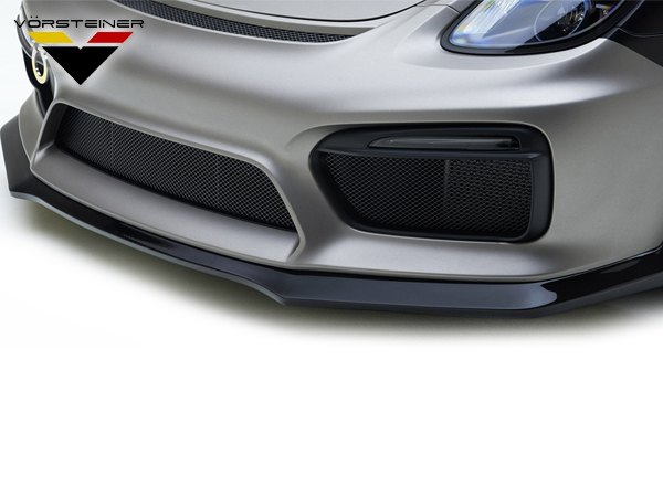 Vorsteiner V-CS Aero Front Splitter for Porsche 981 Cayman GT4 ...