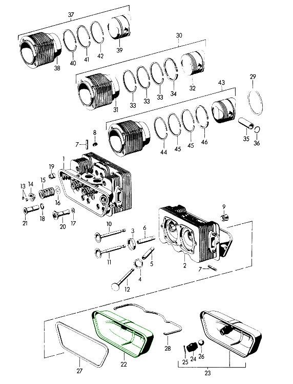 Cylinder Head / Camshaft Carrier | Design 911