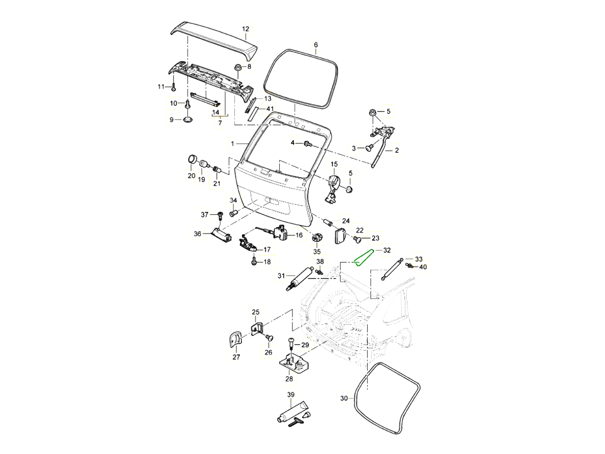 Buy Porsche Cayenne 9PA1 (957) 2007-2010 Cayenne 3.6L 2007>> Boots ...
