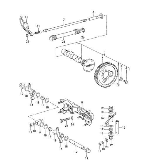 Rocker arm screw. Porsche 356 / 912 - 36905243/1 | Design 911