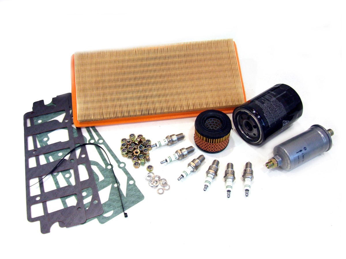 Engine Service Kit - Air/Fuel/Oil Filters, Spark Plugs & More - for ...