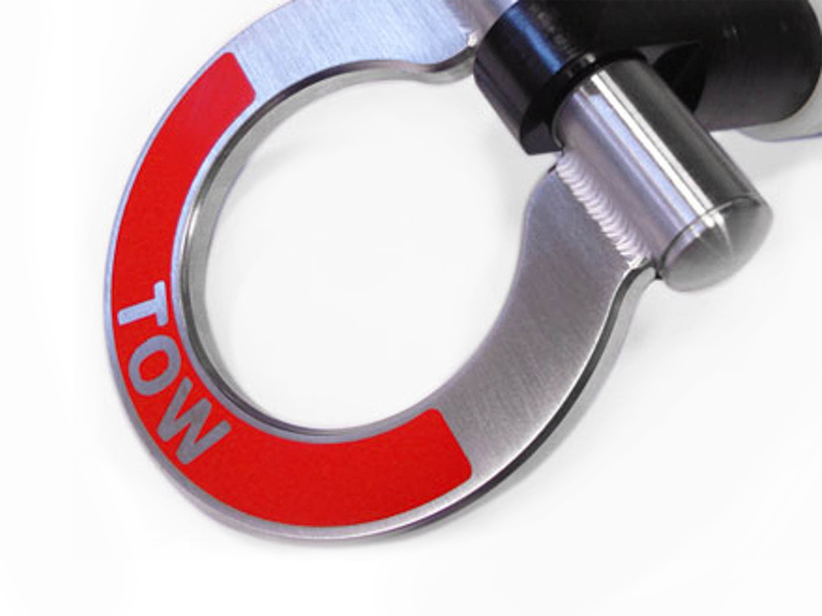 Crochet de remorquage pliable Rennline. TYPE DE VIS. Porsche 981 GT4 ...