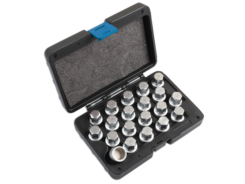 6662 Locking wheel nut key set 20pc - for Porsche Cayenne - 6662 ...
