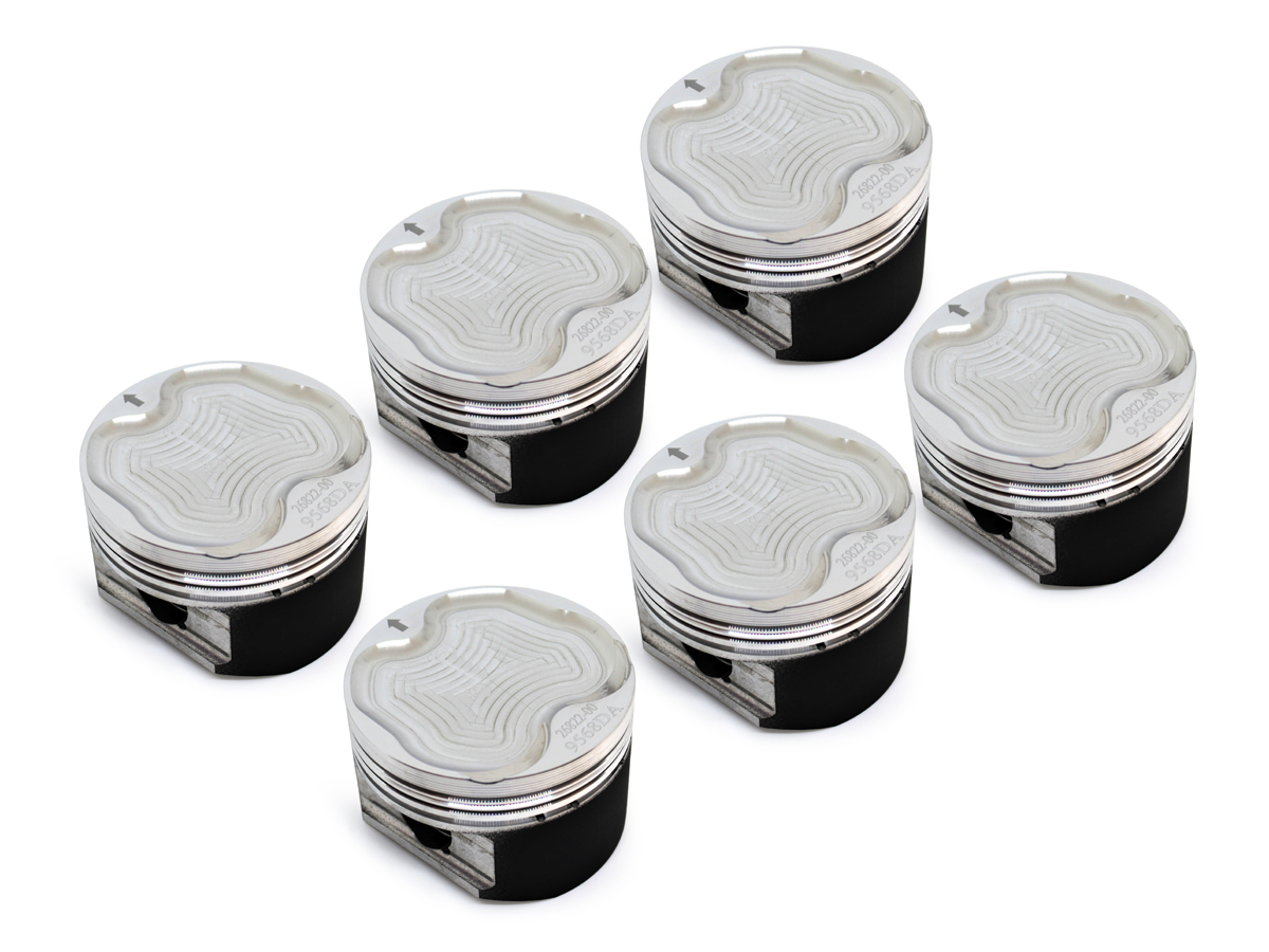 Wössner forged high compression piston kit. Porsche 986 Boxster 2.5L ...