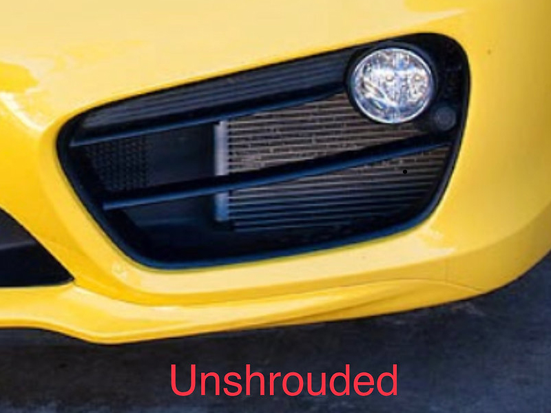 Front bumper side RGS 981CaymanFront Front bumper side grille wire mesh ...