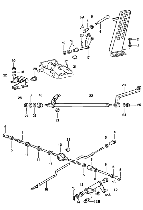 Porsche 911 Accelerator Linkage Rod 91142301502 - 91142301502 | Design 911