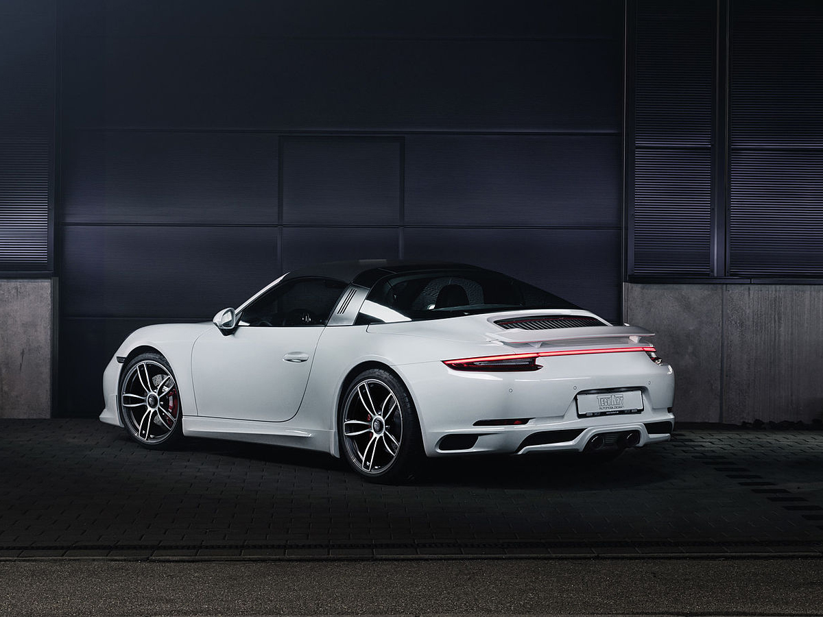 TechArt 091.100.500.009 091.121.500.009G 091.121.500.009 rear diffuser ...