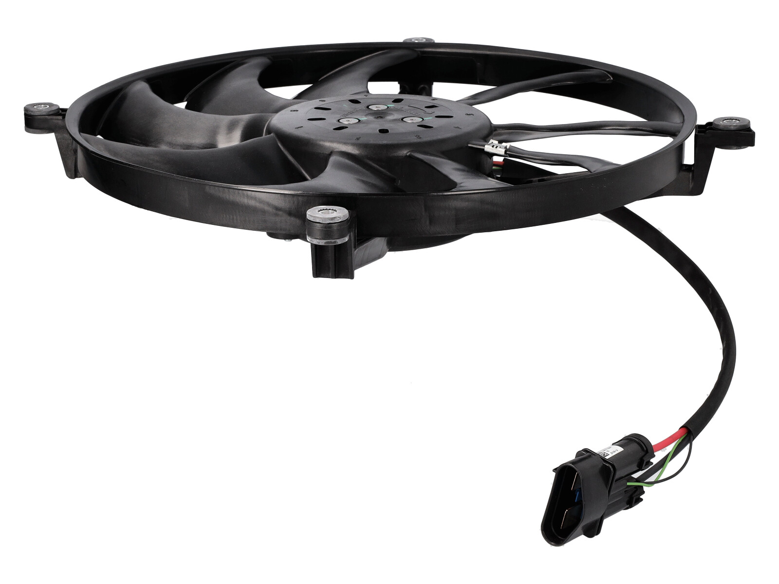 Radiator cooling fan 650W with carrier. Porsche 992.1 992959447A ...