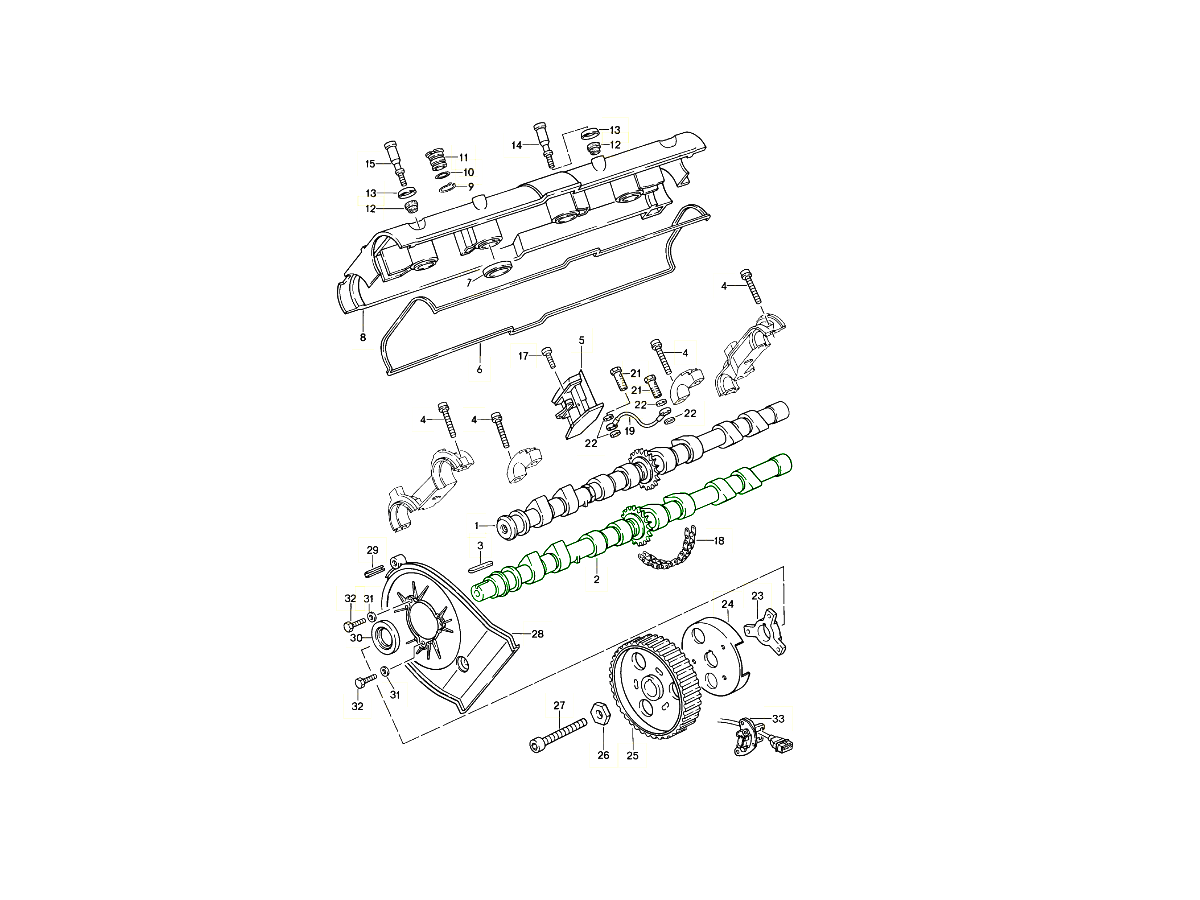 Porsche 944S 2.5L 87-88 Camshaft Outlet 94410527504 - 94410527504/1 ...