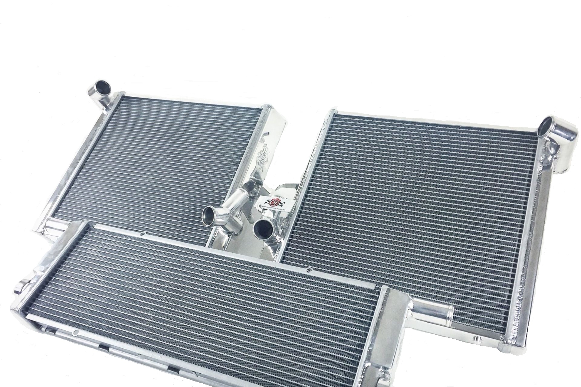 Aluminium radiator kit for water coolant fluid. Porsche 991.1 Carrera ...