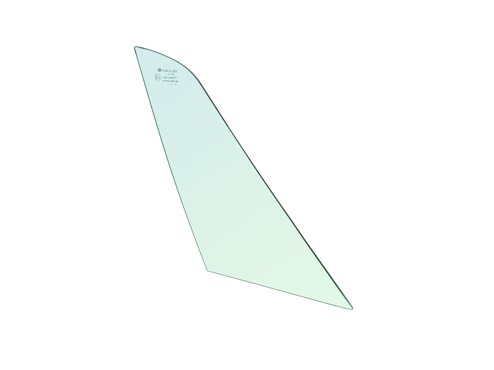 Front 1/4 window glass, Green Tint. Porsche 911 69-89 COUPE / 964 COUPE ...