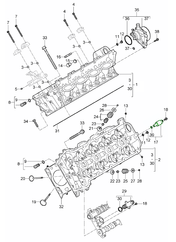 Porsche Cayenne Macan Panamera Actuator Valve 94810530803 94810530802 ...