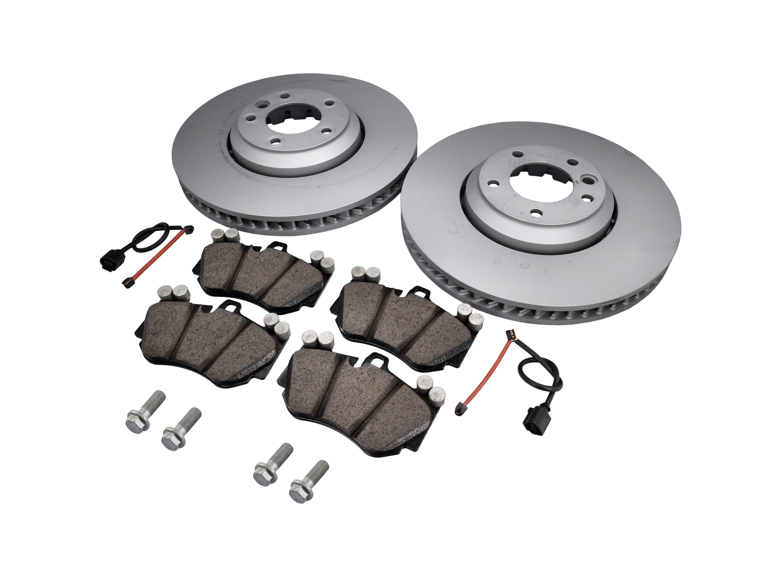 FRONT Brake Pads and Brake Disc Package. Porsche Cayenne 957 TURBO ...