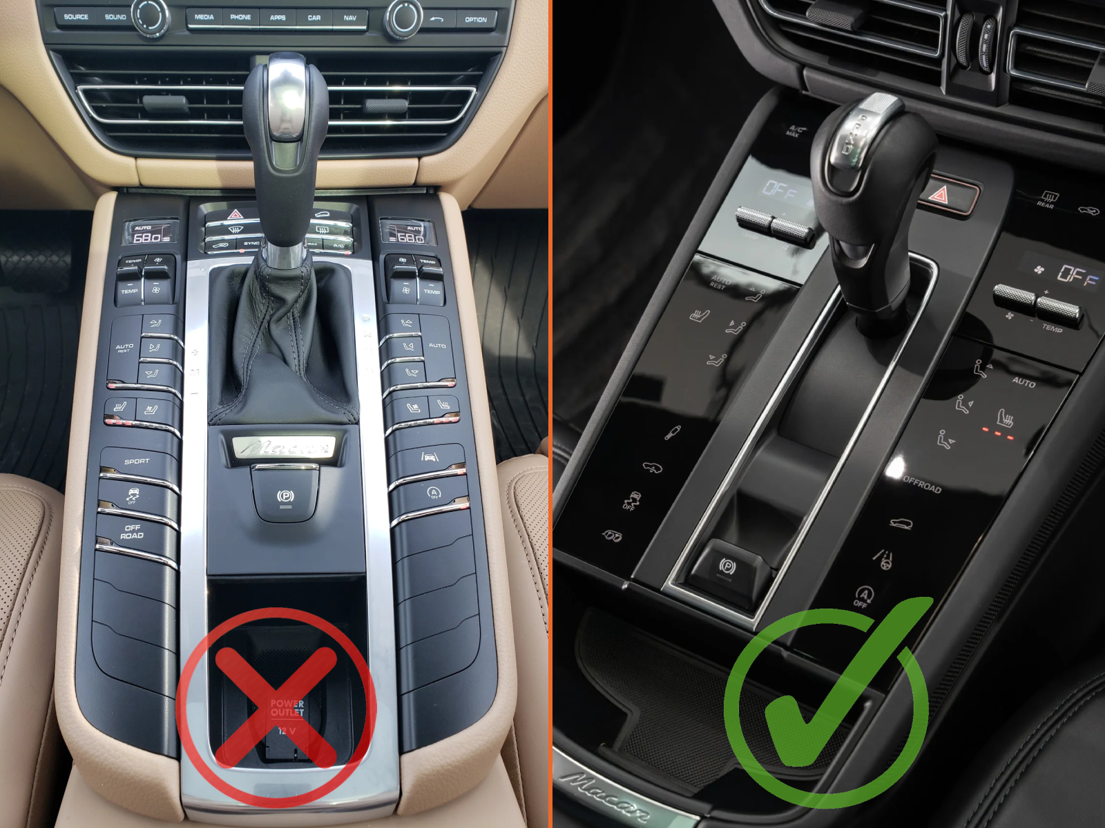 Interruptor de freno de estacionamiento electrónico - Negro mate - para ...