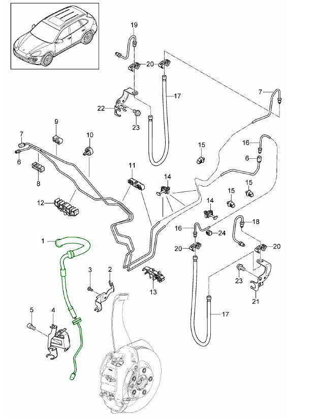 Original Porsche Part - 95835557900 | Design 911